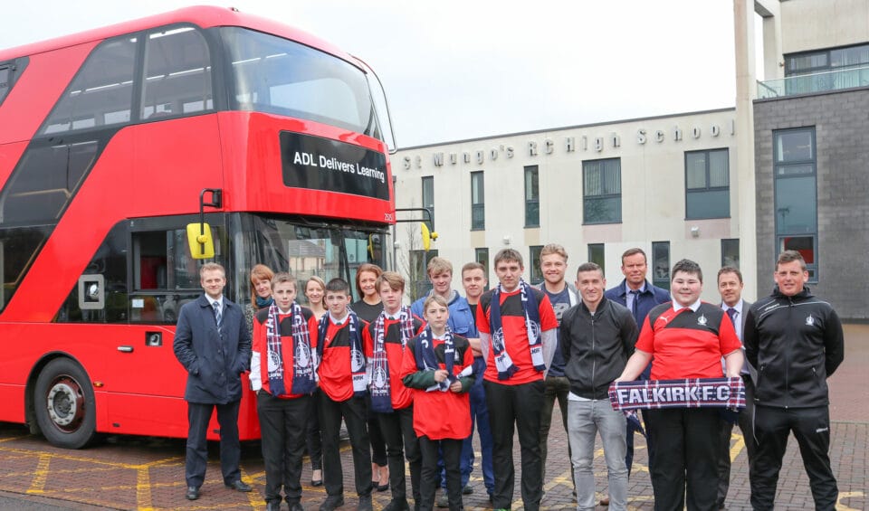 Alexander Dennis delivers learning with Falkirk Foundation | Alexander ...