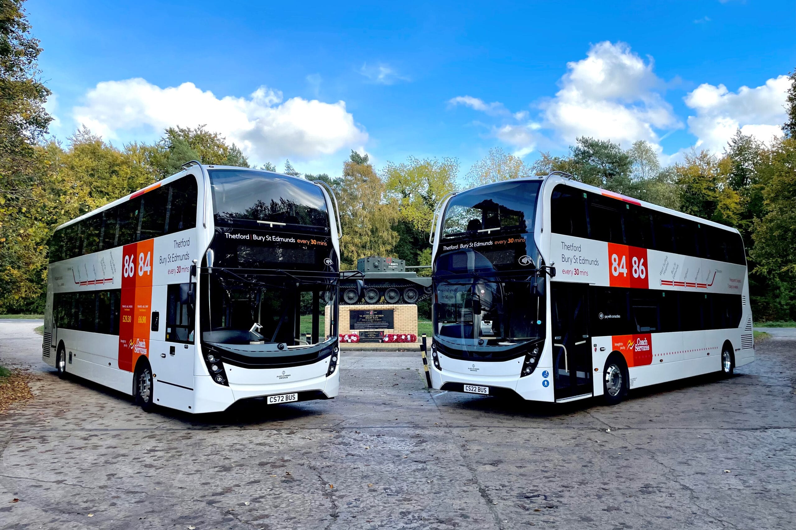 Coach Services upgrades Norfolk to Suffolk link with Alexander Dennis ...