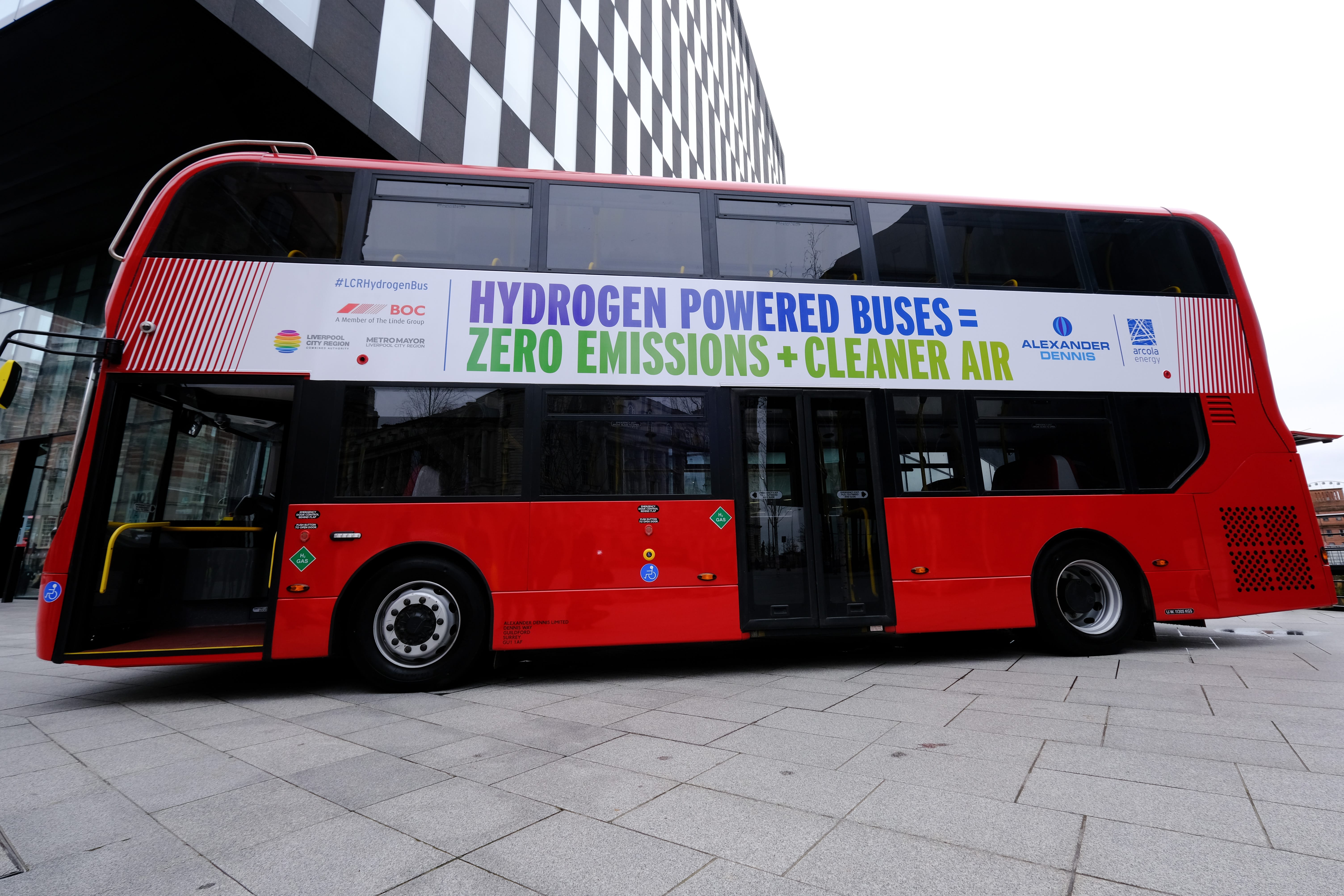 Liverpool City Region launches £6.4m hydrogen bus project | Alexander ...