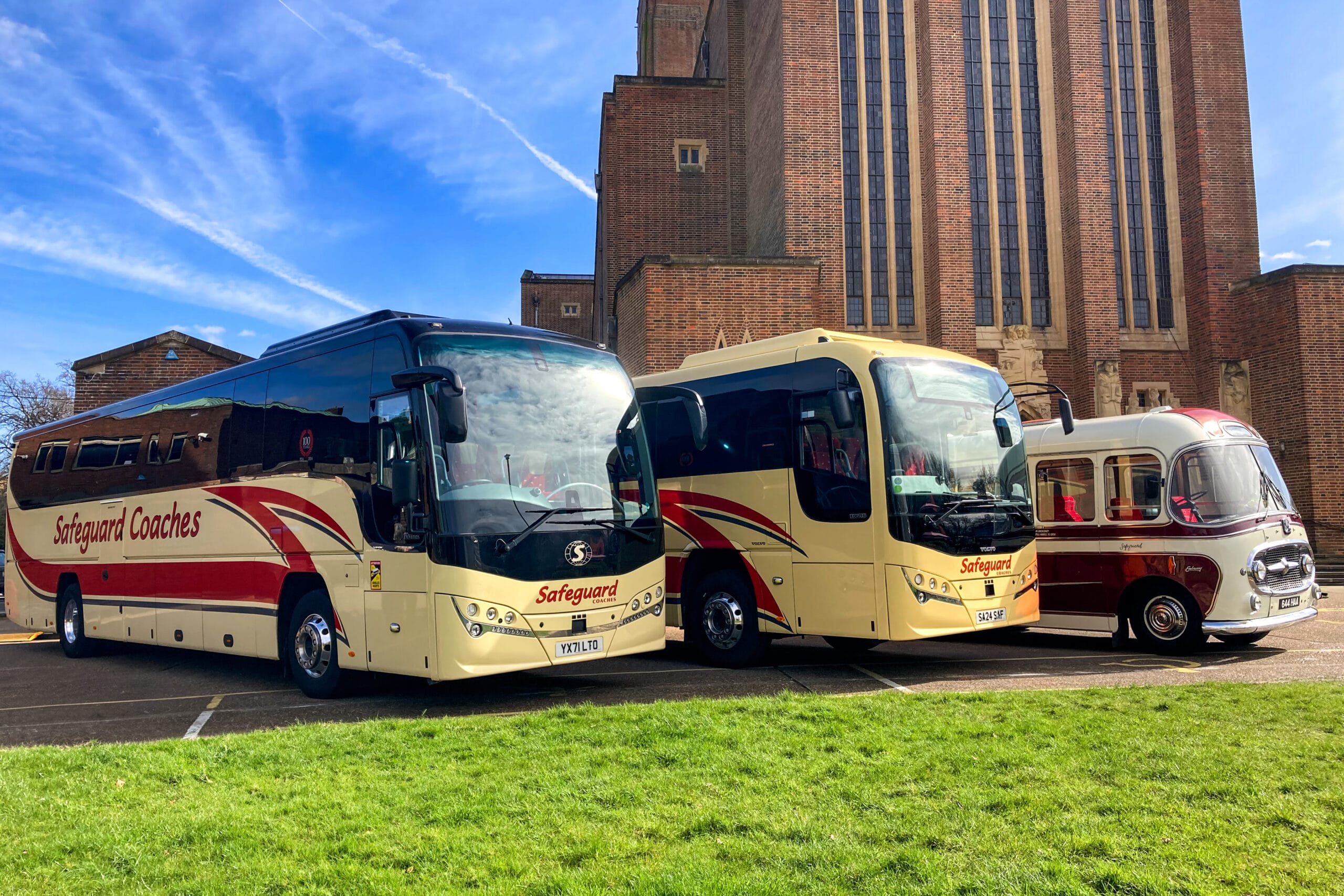 Safeguard celebrates centenary with two new Plaxton Leopard coaches ...