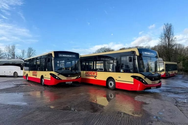 Two Enviro200 from Alexander Dennis are the first ever new service ...