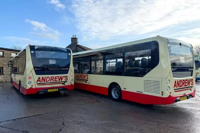 Two Enviro200 from Alexander Dennis are the first ever new service ...