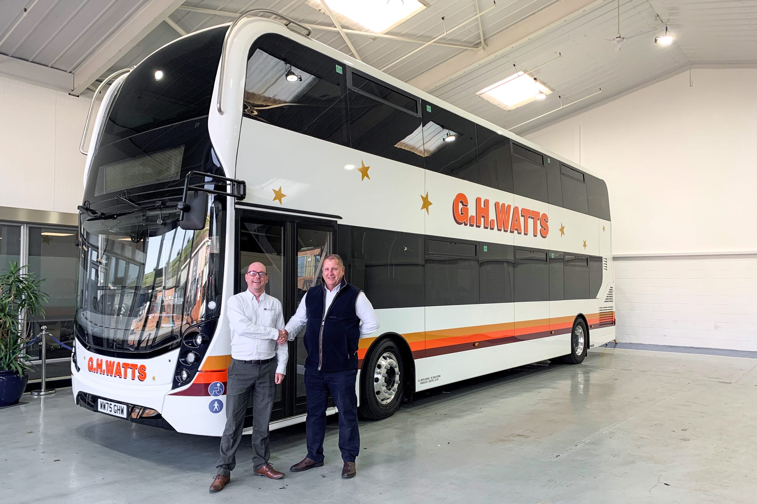 GH Watts Coaches takes premium Enviro400 double-decker from Alexander Dennis | Alexander Dennis