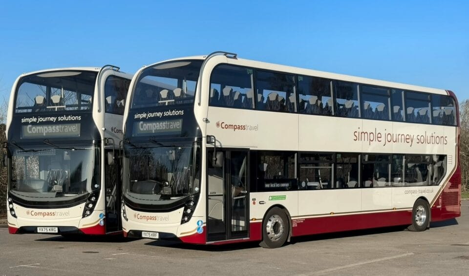 Compass Travel takes its first ever new Enviro400 double-deckers from ...